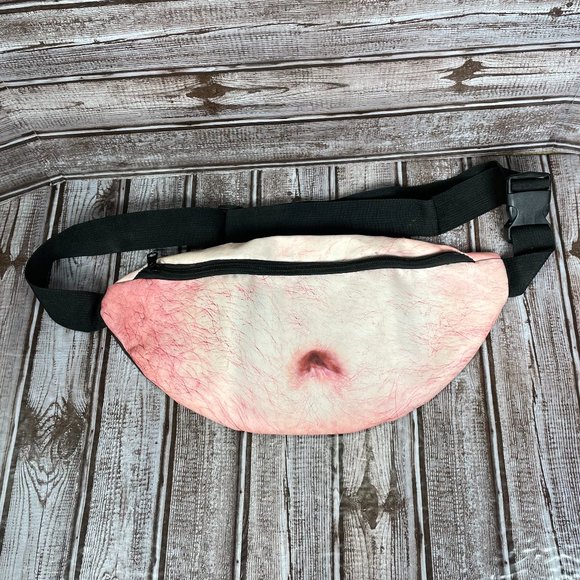 Source Unknown | Bags | Dad Bod Bags Waist Belt Funny Bum Bag Hairy ...